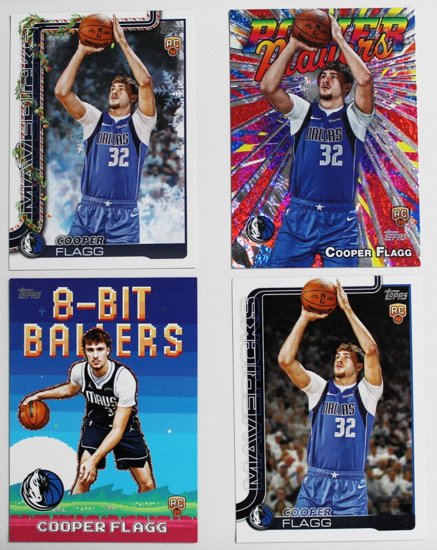 2025-26 Topps Basketball 4 Different Card Combo Cooper Flagg Set CC-04 ...