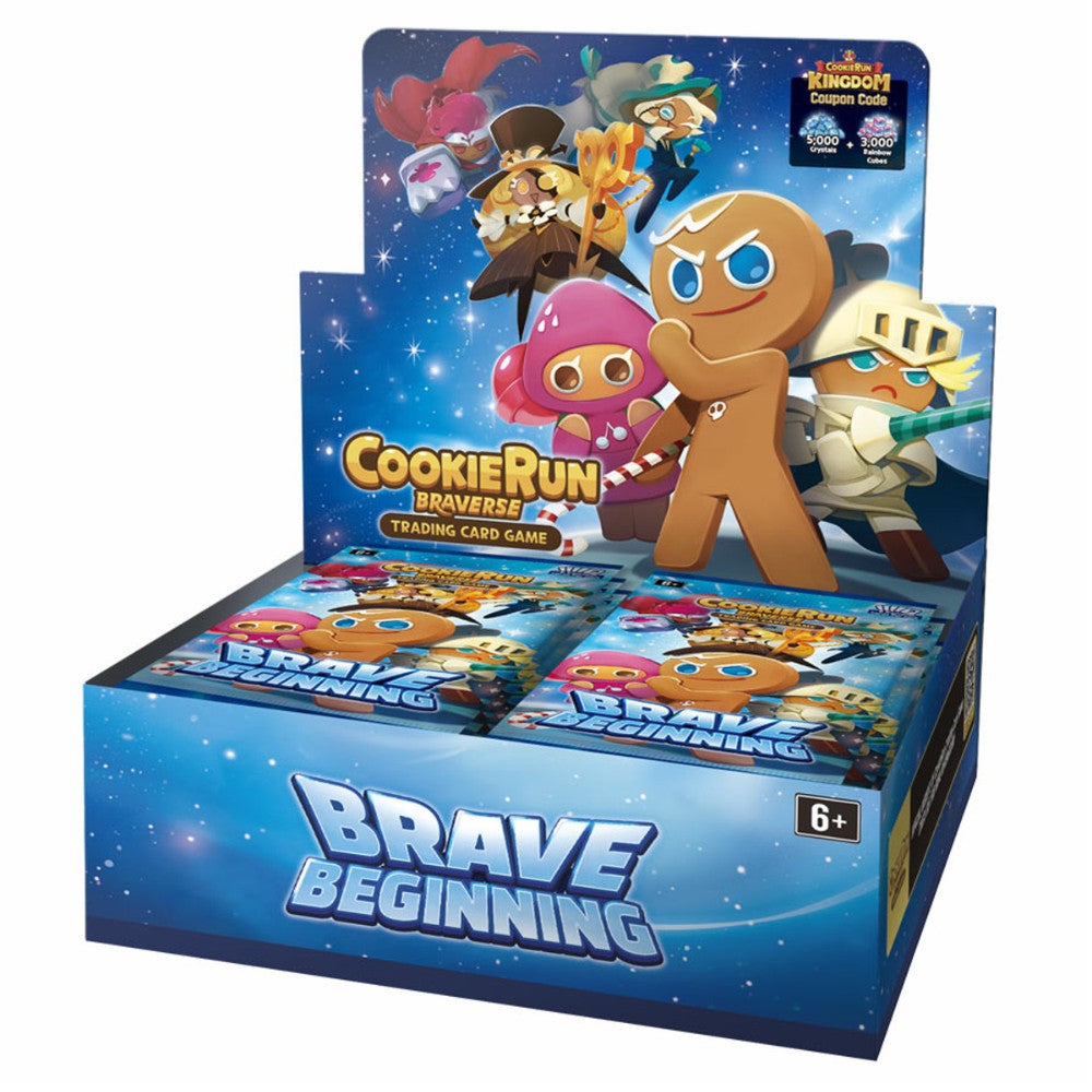 CookieRun TCG Braverse Set 1 Brave Beginning Display Box (28 Packs ...